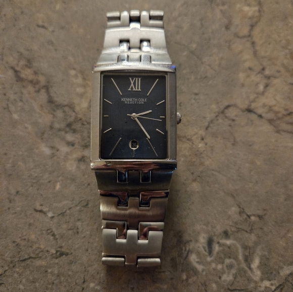Kenneth Cole Reaction | Accessories | Kenneth Cole Blue Dial Tank ...